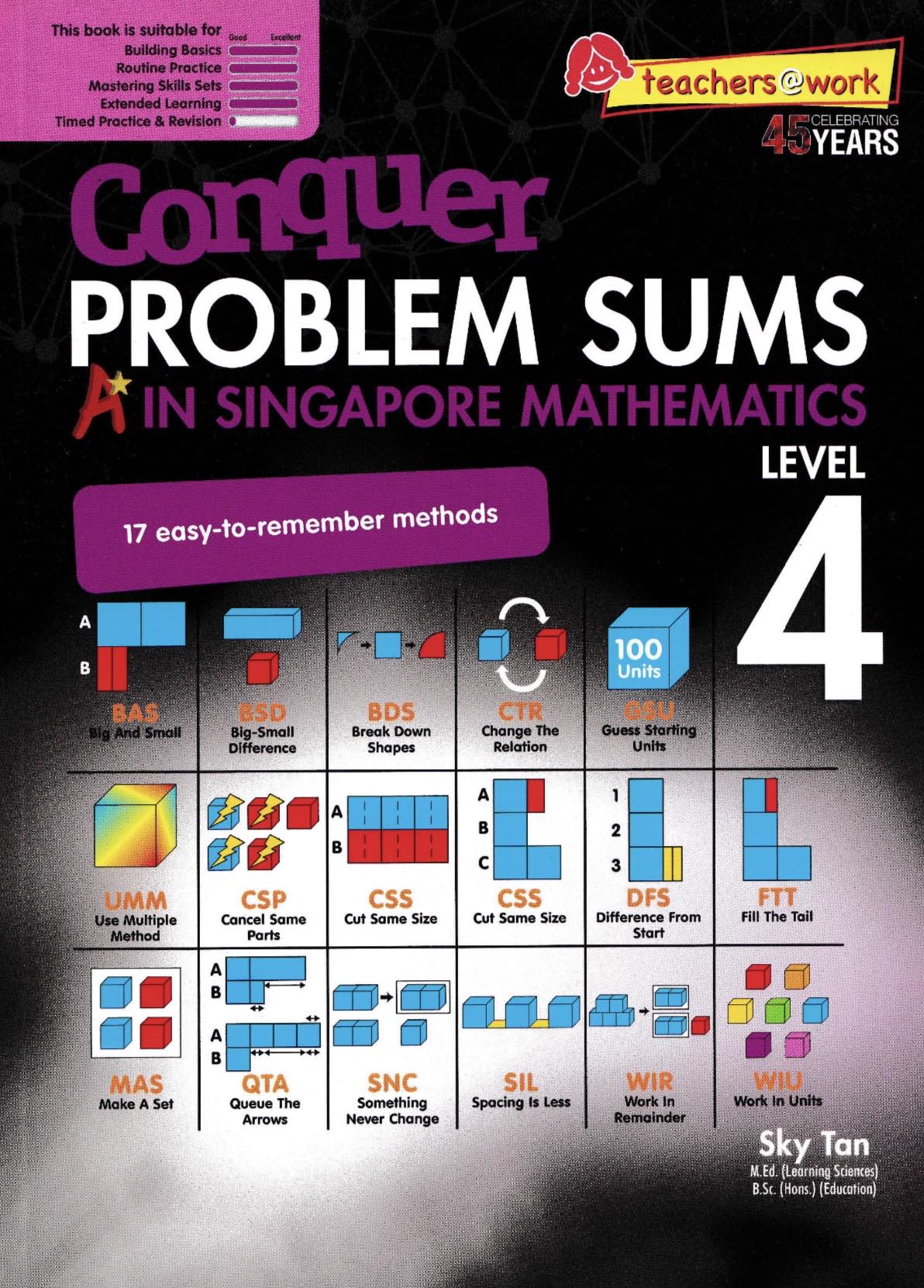 Conquer Problem Sums A* In Singapore Mathematics for Primary Levels ...